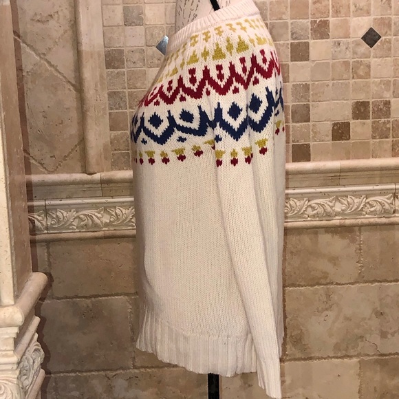 J. Crew | Sweaters | J Crew Fair Isle Ivan Crewneck Wool Knit Sweater ...